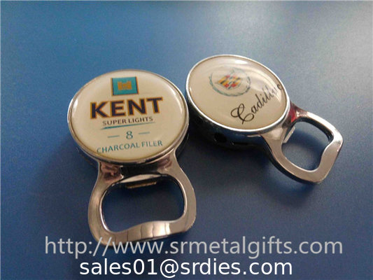 Custom logo epoxy dome bottle openers, epoxy dome bottle openers cheap small quantity, supplier
