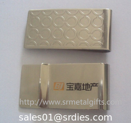 Blank stainless steel money clips,available with custom logo,screen printed,etched,laser supplier
