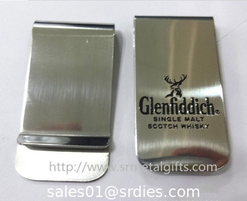 Blank stainless steel money clips,available with custom logo,screen printed,etched,laser supplier