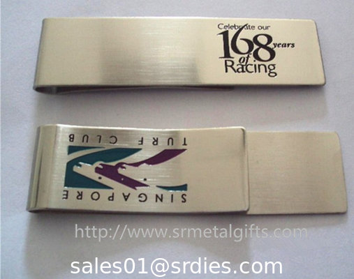 Blank stainless steel money clips,available with custom logo,screen printed,etched,laser supplier