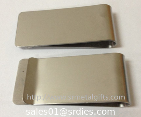 Blank stainless steel money clips,available with custom logo,screen printed,etched,laser supplier