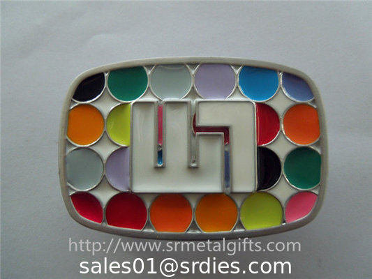 Simple cheap enamel belt buckles, China factory enamel metal women belt buckles, supplier