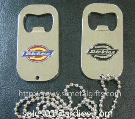 Metal bottle opener dog collar tag, cheap bottle opener dog tags, China factory, supplier