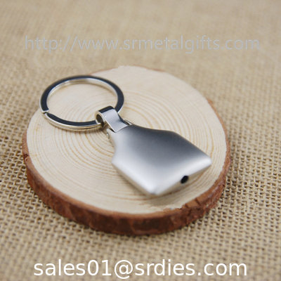 Durable metal chrome compass keyring, custom silver compass key chain, supplier