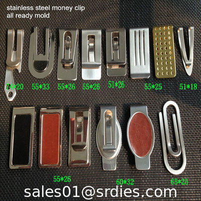 Slim stainless steel money clips, plain slim metal money clips for business gifts, supplier