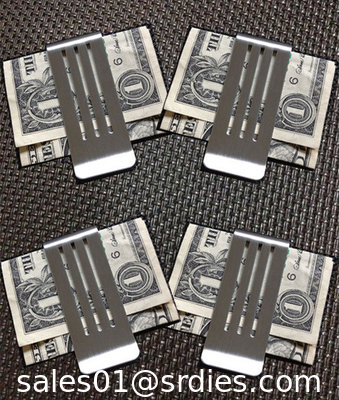 Brush stainless steel money clips, ready mold, plain cheap SS money clips for sale, supplier
