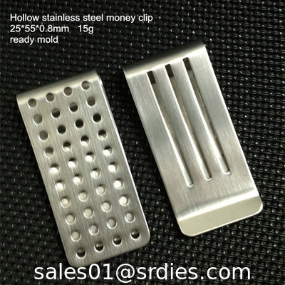 Cheap plain brush stainless steel money clips in stock, China SS money clips for sale, supplier