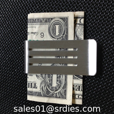 Cheap plain brush stainless steel money clips in stock, China SS money clips for sale, supplier