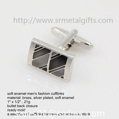 Soft enamel wedding cufflinks, 1 inch imitation enamel cufflinks for men's wedding dress, supplier
