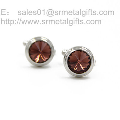 Czech stone oval cufflinks for men gift, oval stone cuff links for business gift set, supplier