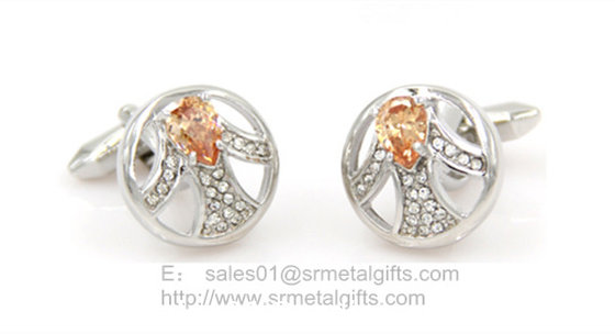 Jewelry stone cufflinks for men, gemstone silver cuff links for business gift, in stock, supplier