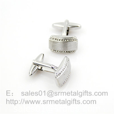 Cheap stone and black enamel cufflinks for sale, in stock, China cufflink factory, supplier