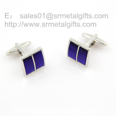 Cheap black enamel round cufflinks, vintage enamel cuff links for men's formal wear, supplier
