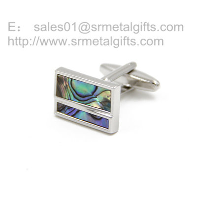 20mm rectangle mother of pearl cufflinks, natural color mother of pearl cufflinks, supplier