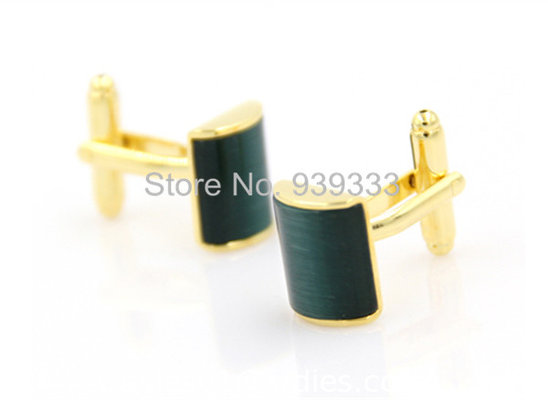 Classic gold framed square cufflinks, 16mm square gold framed cufflinks with shell inlay, supplier