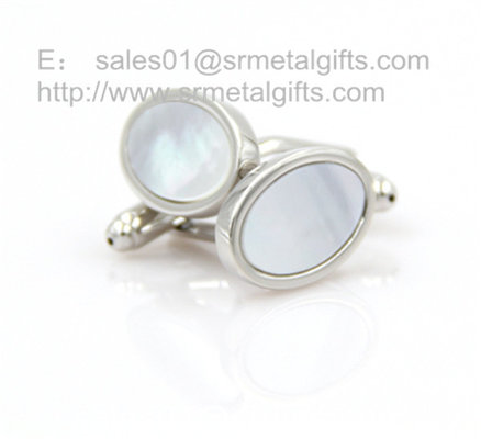 Oval mother of pearl cufflinks, in stock, 3/4 inch oval MOP cufflinks for sale, supplier
