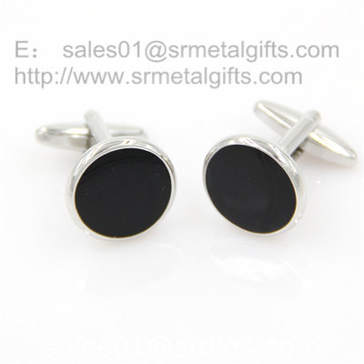 18mm black onyx round cufflinks, affordable round onyx cuff links in stock, supplier