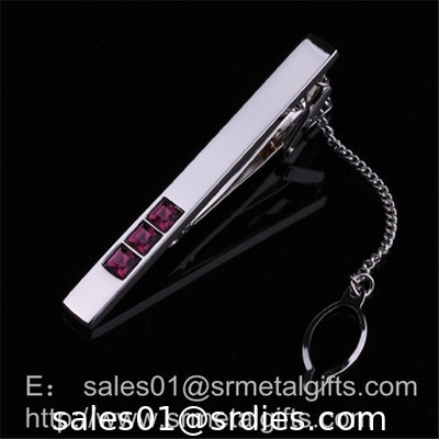 Elegant crystal tie bars and tie clips selection, luxury men's tie accessory, in stock, supplier