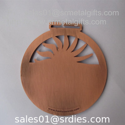 Custom antique bronze sport games medals with lace, bronze engraved sports medallions, supplier