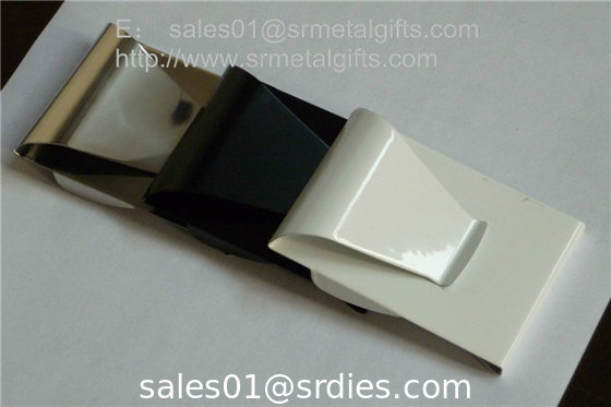 Stainless steel measuring rule money clip, steel measuring mark money clips, supplier