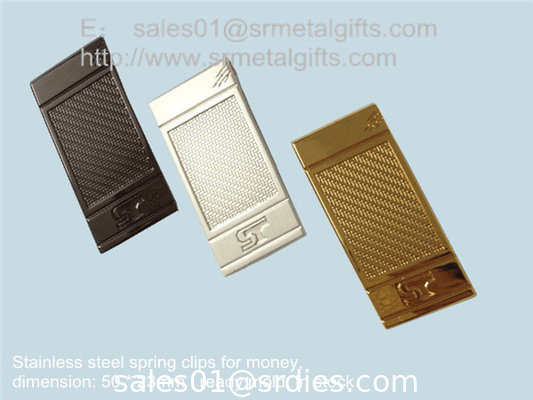 Wire spring metal clip for money and paper, wire spring steel money clips, supplier
