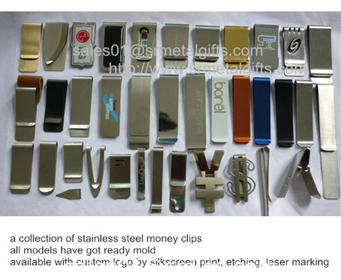 Slim clip for money, pocket stainless steel money clip wallet for men, China factory, supplier