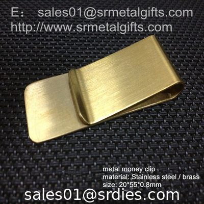 Solid brass money clip wallet for men, ready mold, fine brass money clips, supplier