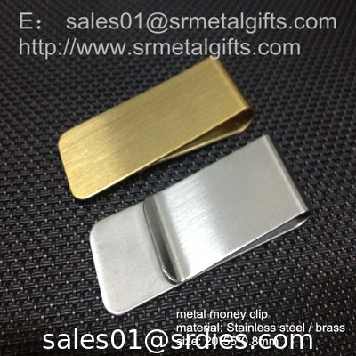 Solid brass money clip wallet for men, ready mold, fine brass money clips, supplier
