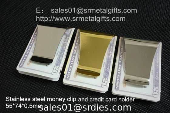 Slim clip for money, pocket stainless steel money clip wallet for men, China factory, supplier