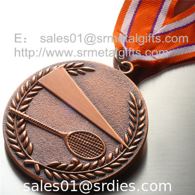 Blank tennis medals wholesale, custom metal engraved blank tennis medallions, supplier
