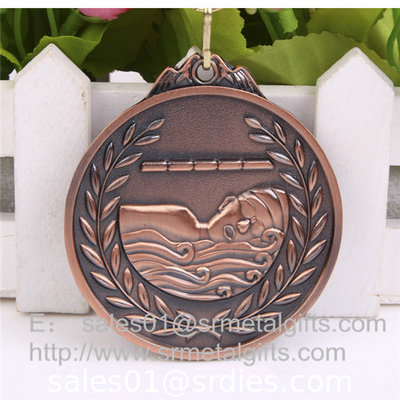 Designer metal triathlon series events souvenir medals and medallions for sale supplier