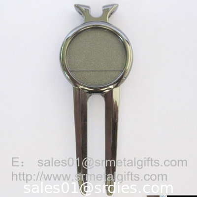 Custom metal golf pitch fork repair tools wholesale, tailor made golf divot repair tools, supplier