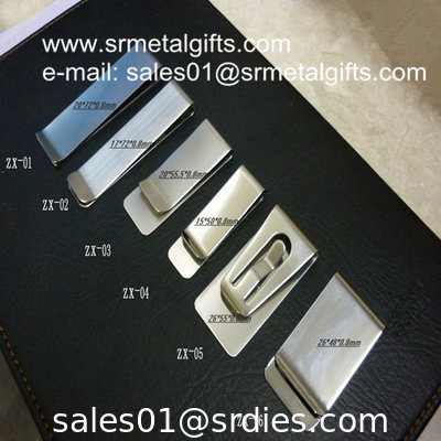 Stainless steel money wallet clips, polish steel money clips wholesaler supplier