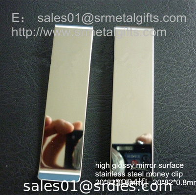 Stainless steel money wallet clips, polish steel money clips wholesaler supplier