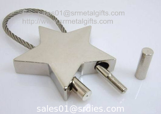 Stainless wire cable key loop with customized length and accessory supplier