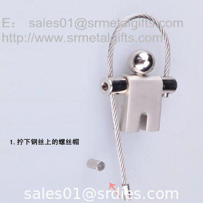 Stainless wire cable with screw nut to form a loop supplier