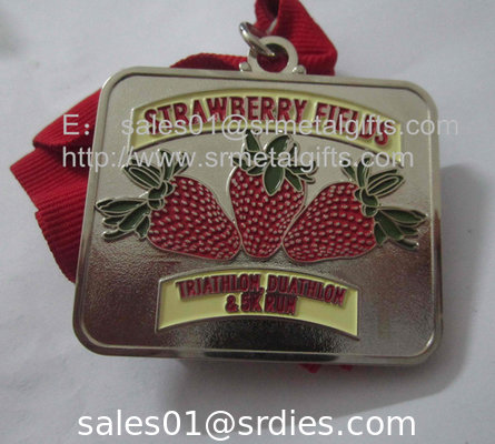 Hollow blank metal medals, customized antique bronze sports medals and medallions, supplier