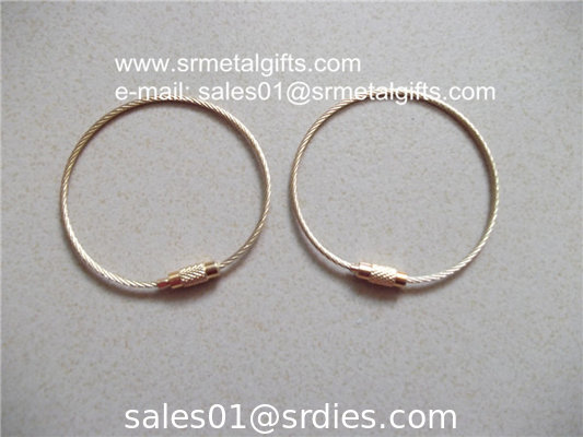 Metal snake chain keychain accessory, brass snake chain diy accessory supplier