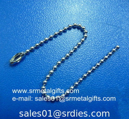 supply cut anodizing bead chain with connector at customized length supplier