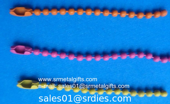supply cut anodizing bead chain with connector at customized length supplier