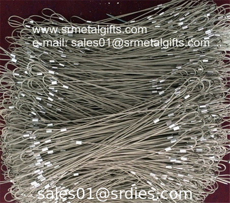 DIY keychain accessory stainless wire cable with screw lock supplier