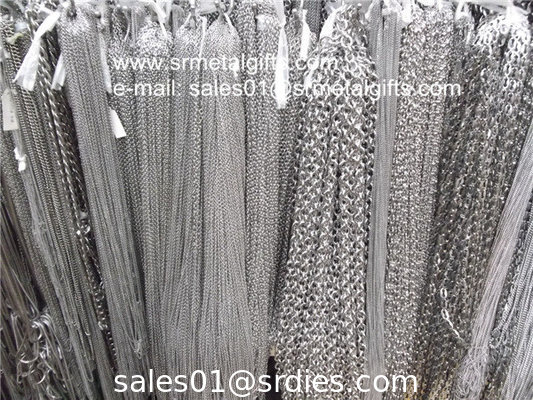 Anodizing steel ball chain lanyards for DIY jewelry accessories supplier
