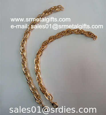 Imitation gold fashion steel jewelry chain bracelet chain bangle supplier