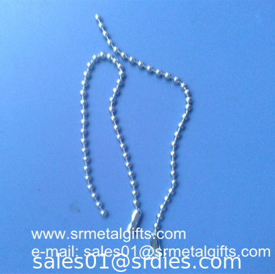 Tailored precut stainless steel ball chain cut to customized sizes supplier