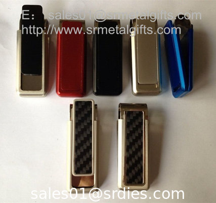 Fashion designer steel pocket money clip paper note clip supplier
