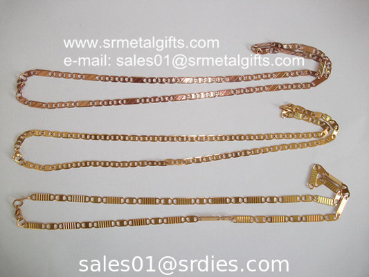 Black plated steel flat snake chain necklace for lady jewelry supplier