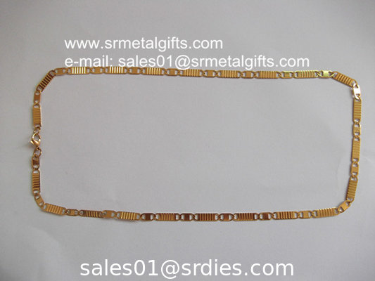 Black plated steel flat snake chain necklace for lady jewelry supplier