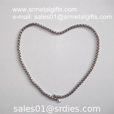 304 316 Stainless steel box chains curb chains for jewelry necklace supplier
