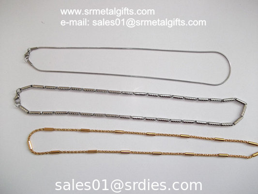 1mm steel snake chain necklace, snake chain sweater necklace supplier