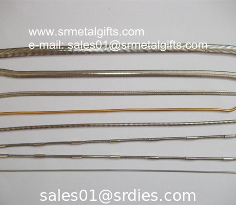 1mm steel snake chain necklace, snake chain sweater necklace supplier
